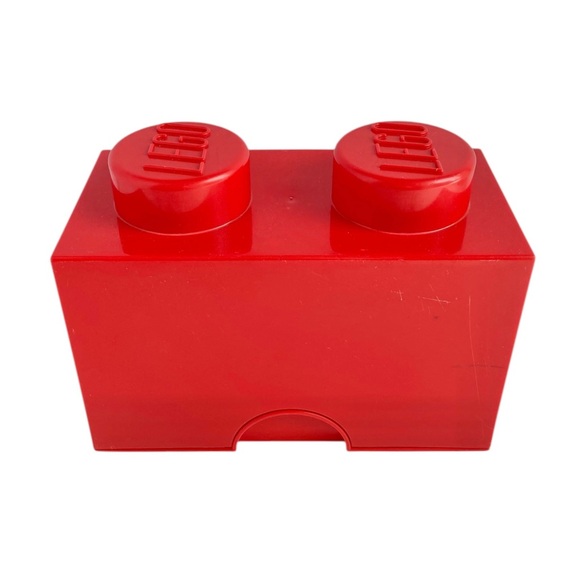 Lego | Toys | Lego Stackable Block Storage Brick Box 402 Container Red ...